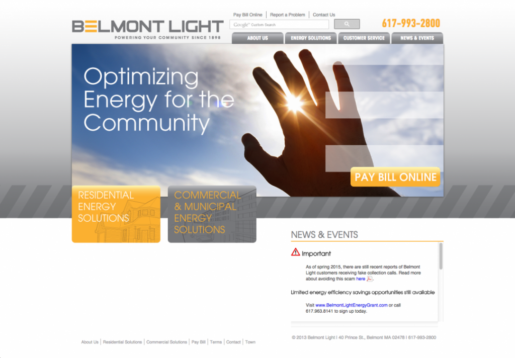 Belmont Light - Client Work Example - Alden Marketing