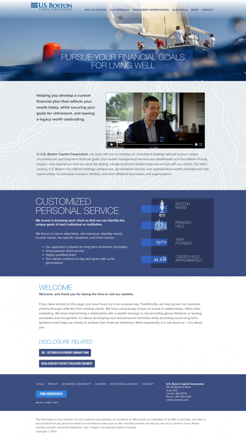 U.S. Boston - Client Work Example - Alden Marketing